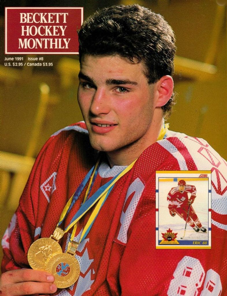 Eric Lindros Hockey Card Beckett #08 - June 1991