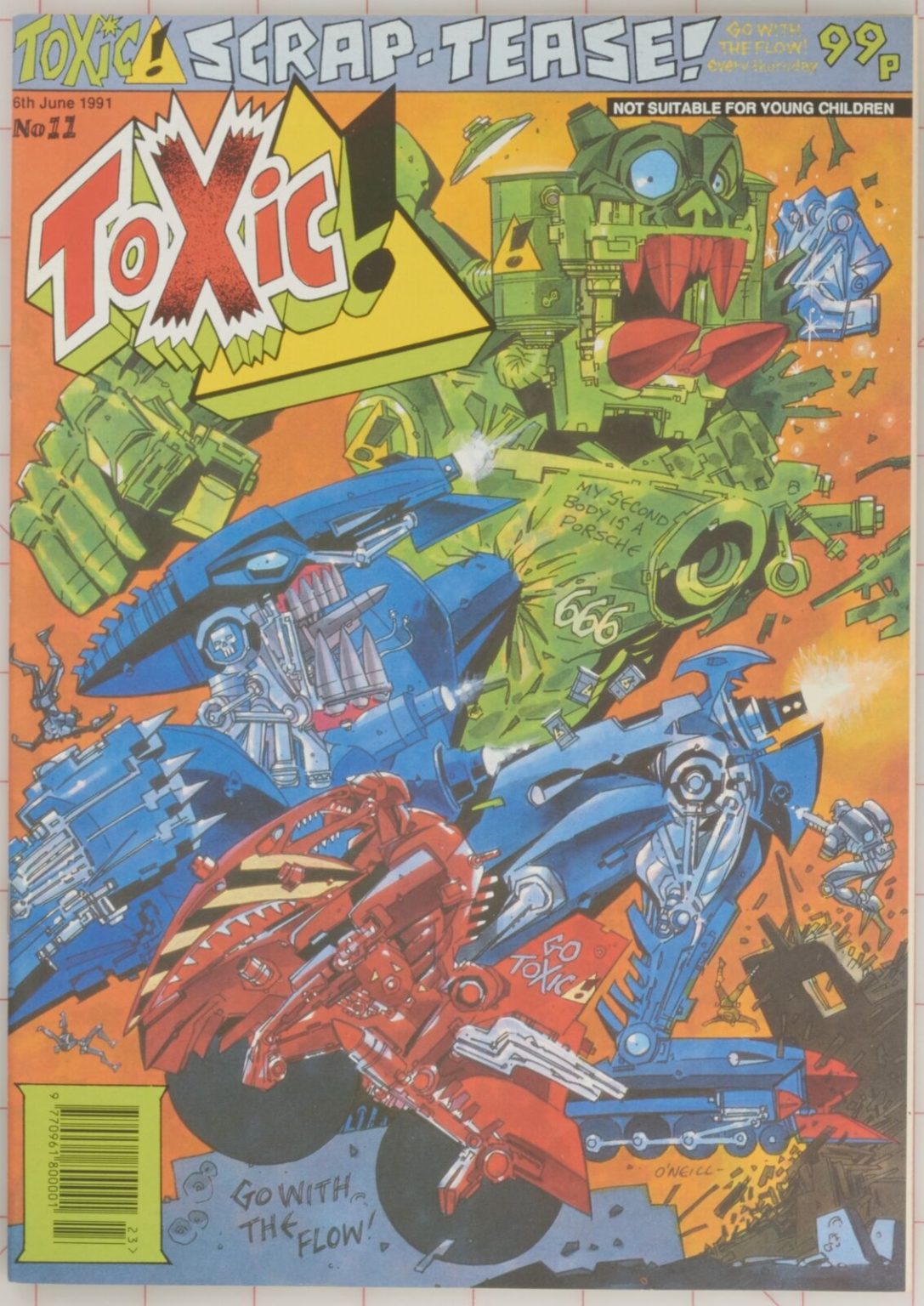 TOXIC! Comic No. 11 June 6, 1991 – MR-SPORT | SPORTS CARDS