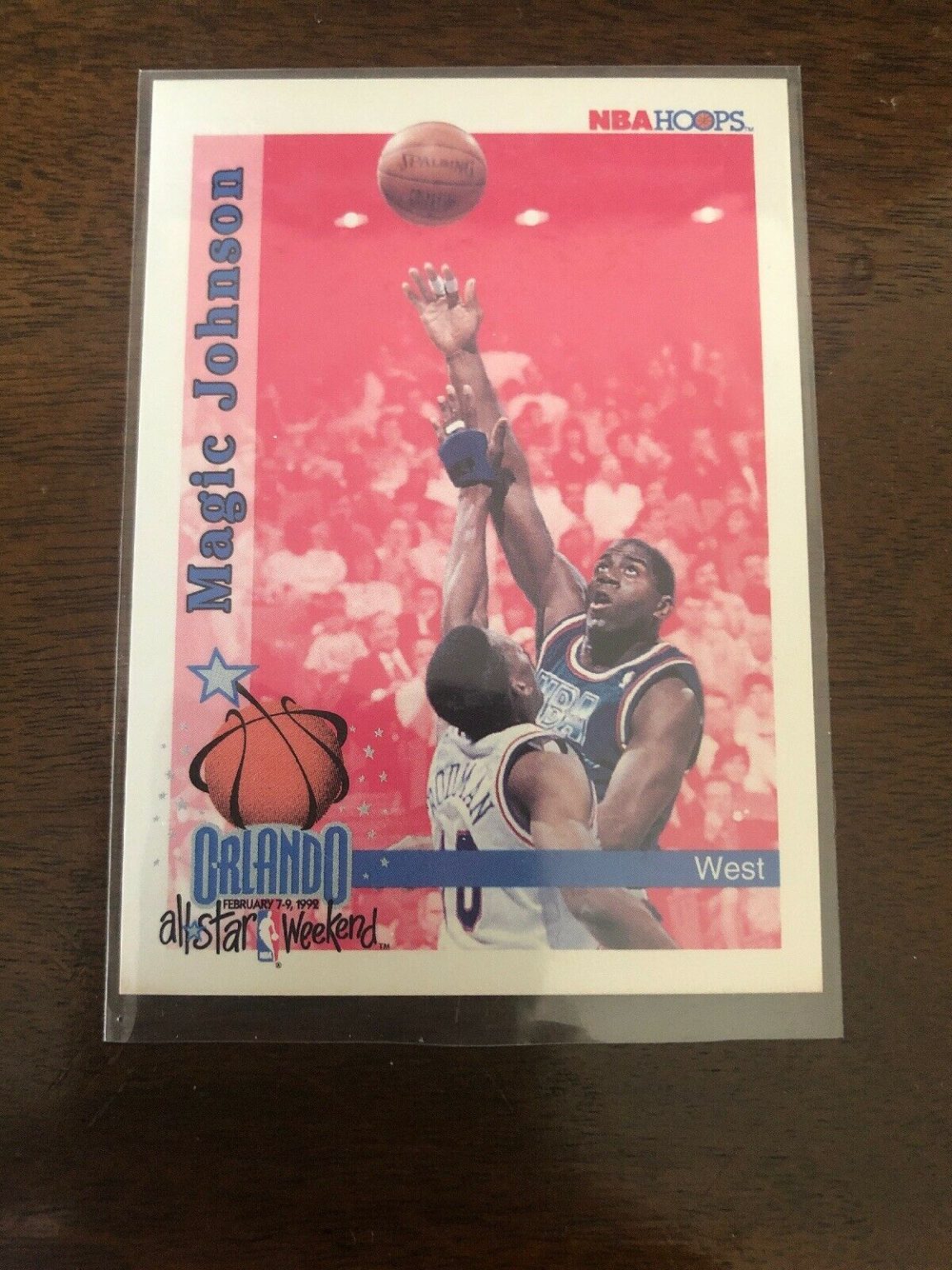 1992-93 NBA Hoops Promos Magic Johnson (All-Star Weekend) NNO HOF – MR ...