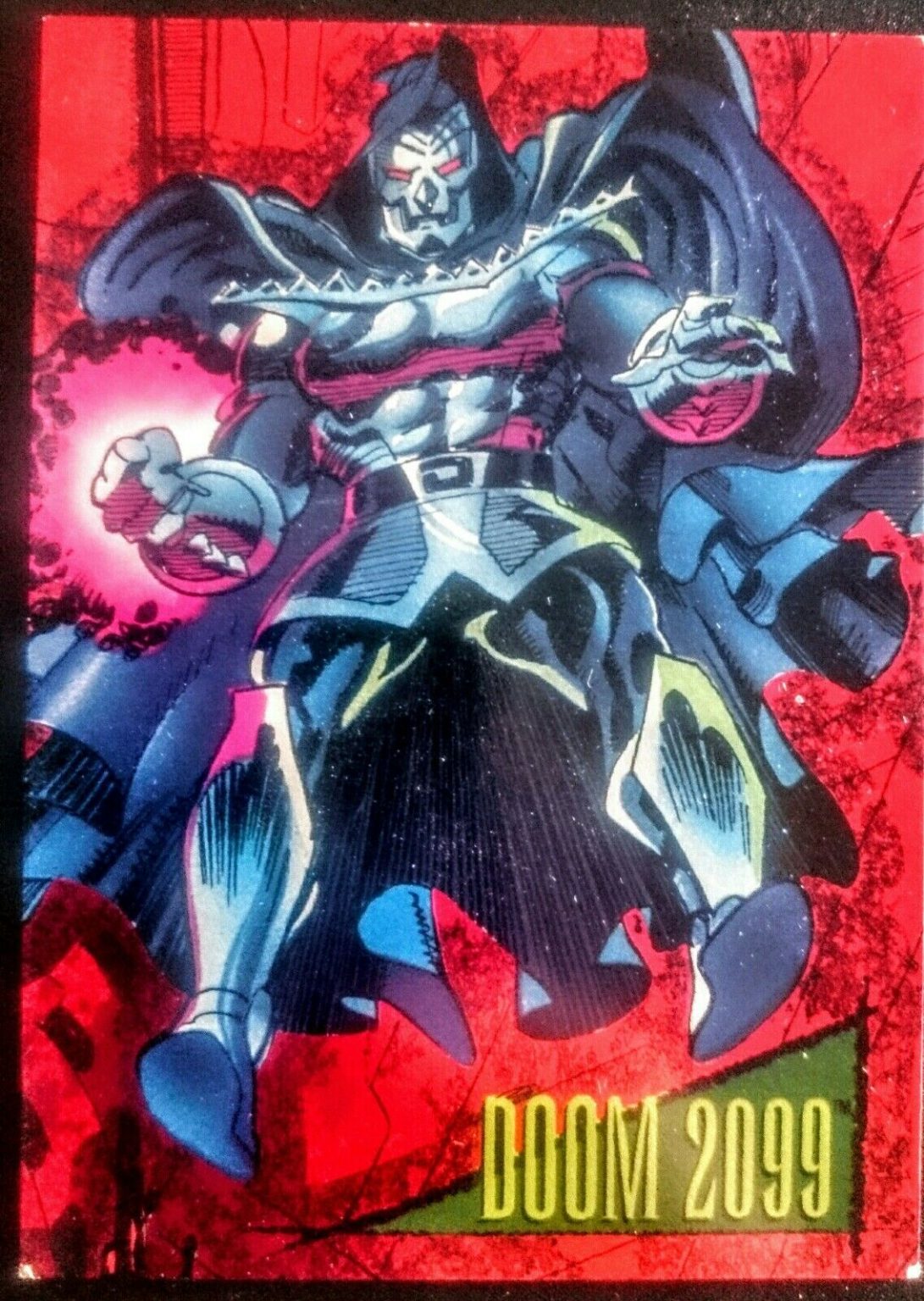 1993 Marvel Universe DOOM 2099 Red Foil Chase Insert Card #1 – MR-SPORT ...