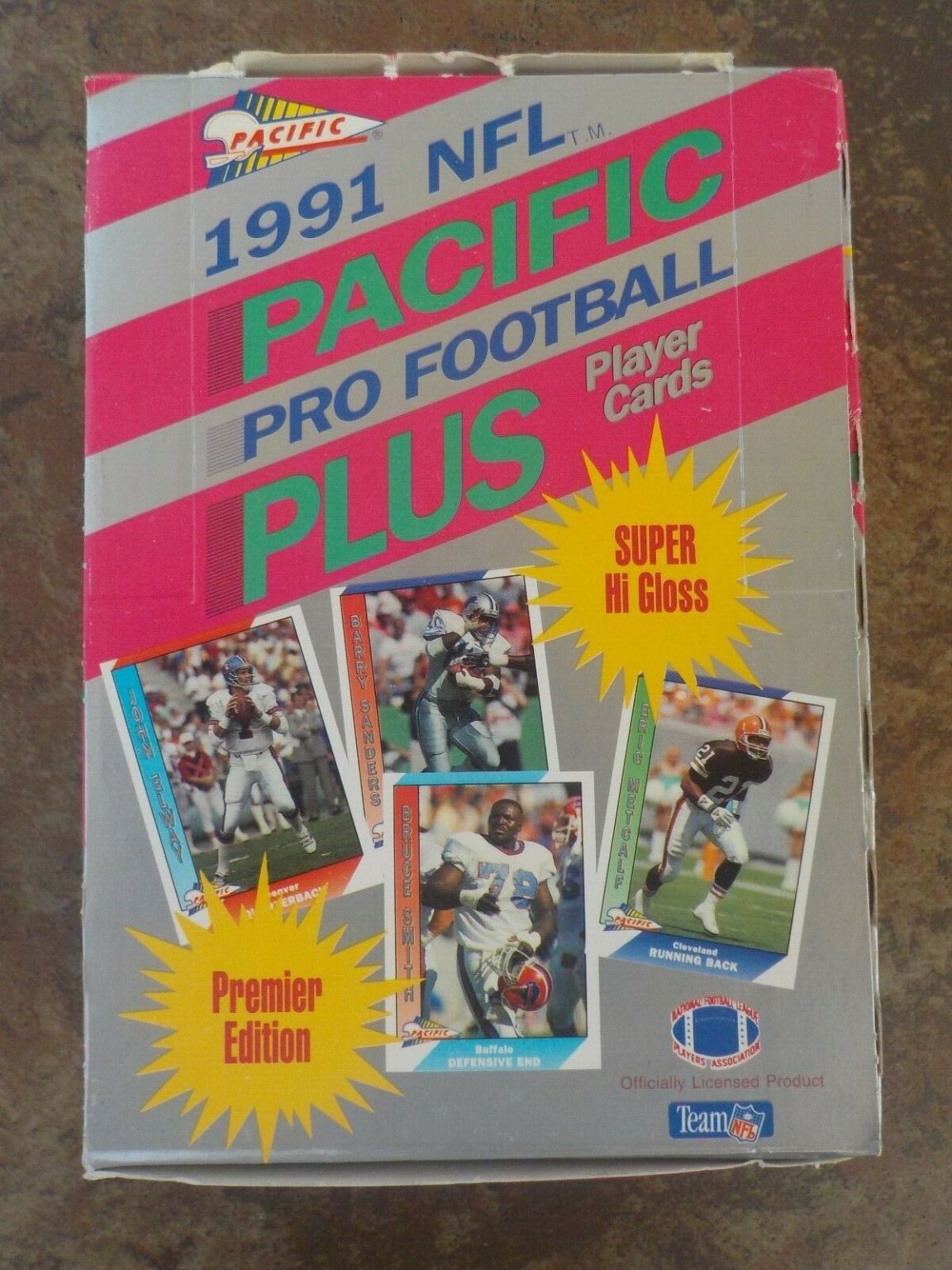 1991 Pacific Plus Premier Edition Pro Football NFL Box - 36 Sealed ...